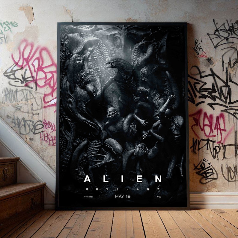 Alien Covenant Movie Poster, Premium Canvas Poster, Film Fans ...