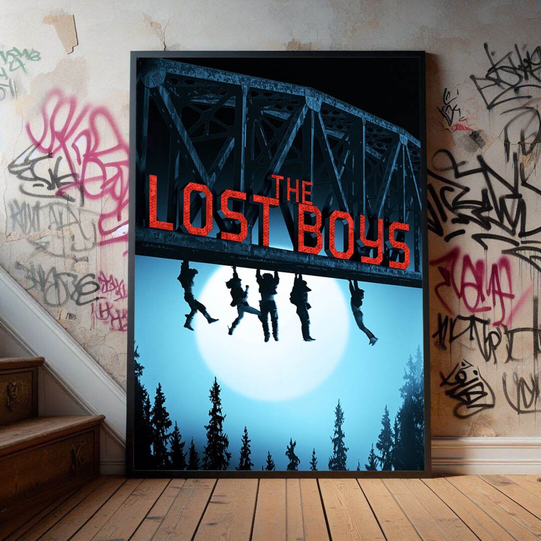 The Lost Boys Movie Poster, Premium Canvas Poster, Film Fans ...