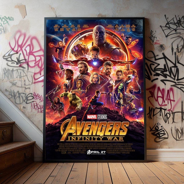 Infinity War Poster - Etsy