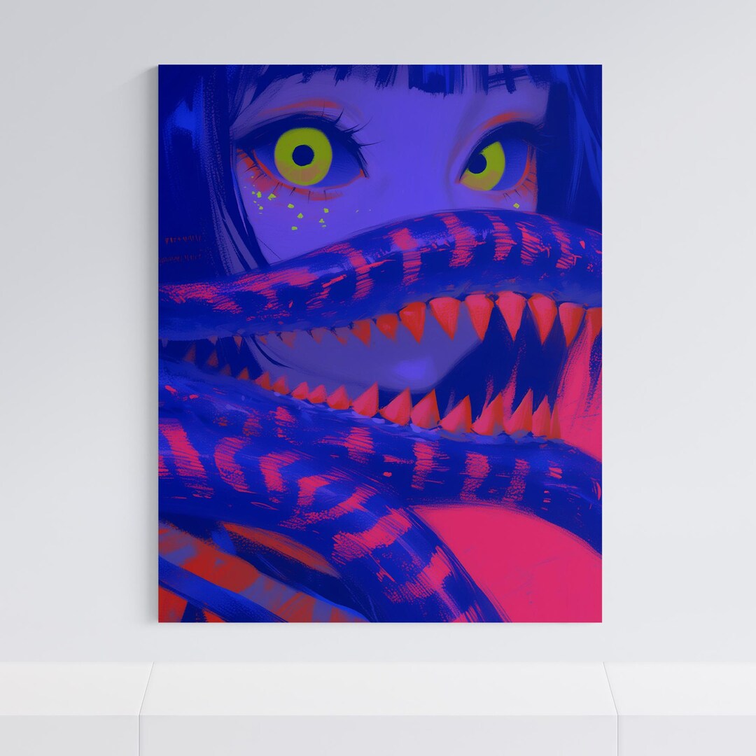 AI Portrait, Midjourney Art, Kawaii Room Decor, Trippy Wall Art ...