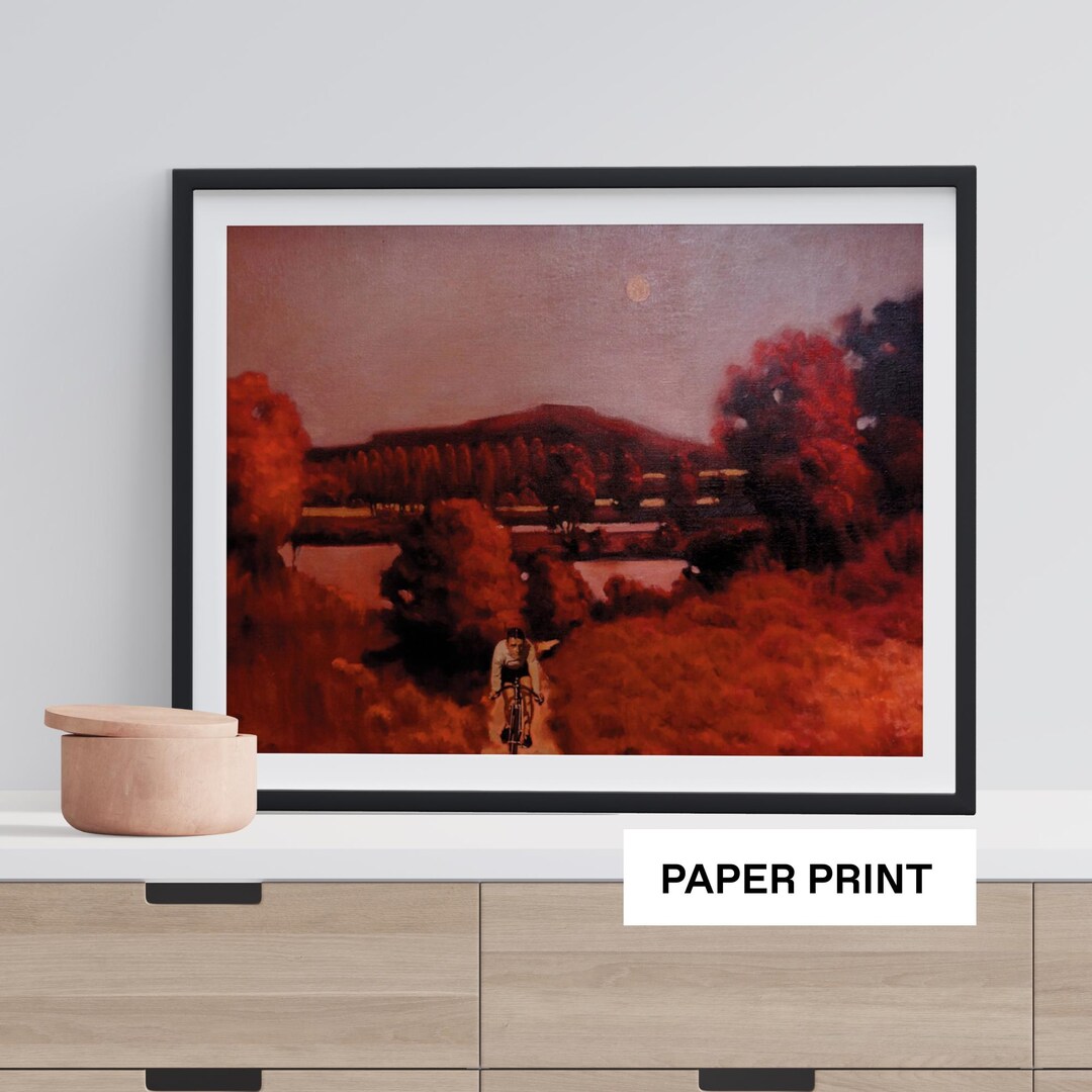 Moody Landscape Painting, Minimalist Art Work, Weirdcore, Vibrant ...