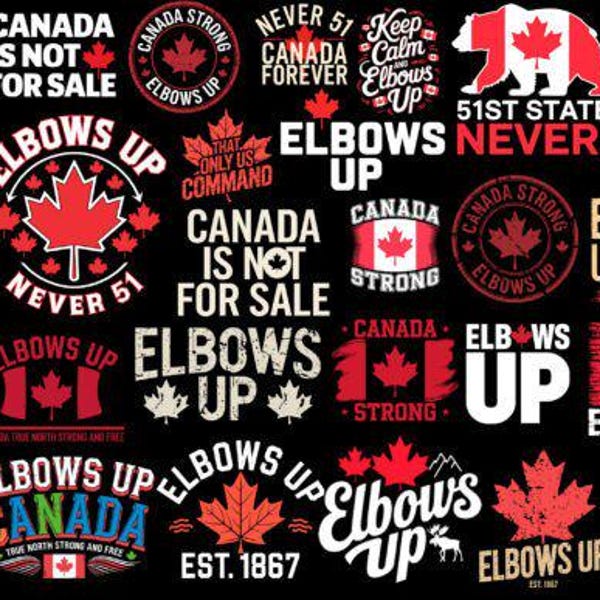 Elbows up Canada Svg - Etsy Canada