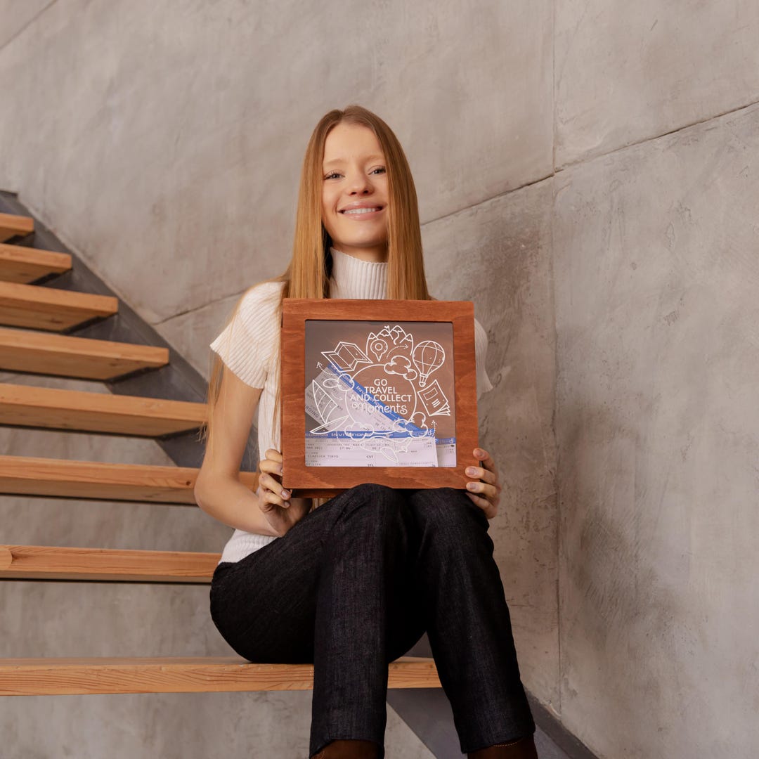 Personalized Memory Display Case – Custom Wooden Keepsake Box With ...