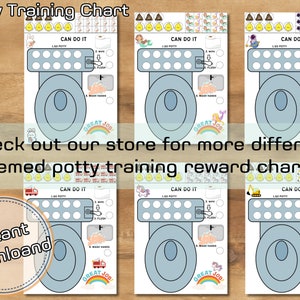 Printable Fire Engine Potty Chart Fun Toddler Reward Chart for Potty ...