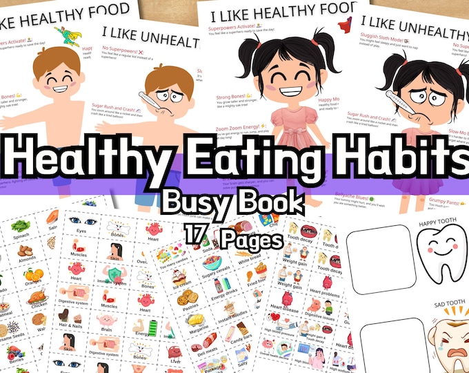 Food Groups Sorting Printable Montessori Science Cards- Kids Nutrition ...