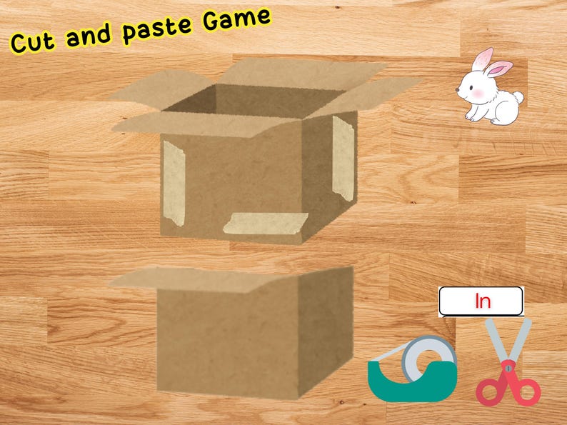 Rabbit Prepositions Chart: Kids Learning Game, Homeschool Activity ...