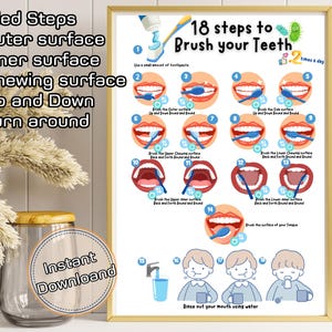 Dental Care Busy Book: Toddler Teeth Brushing & Food Sorting (PDF) - Etsy