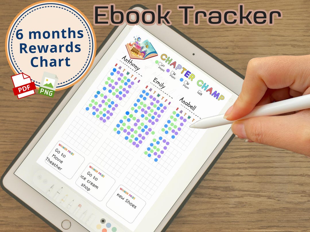 3-kid Reading Tracker Printable: Customizable Reading Log (digital ...