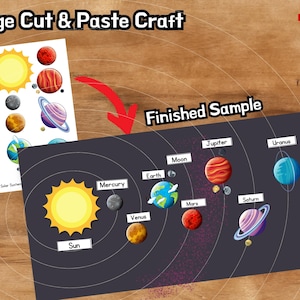Solar System Craft: Kids Printable 3D Model & Poster (digital Download ...