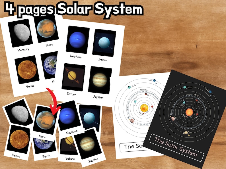 Solar System Craft for Kids Printable 3D Model & Poster Activity ...