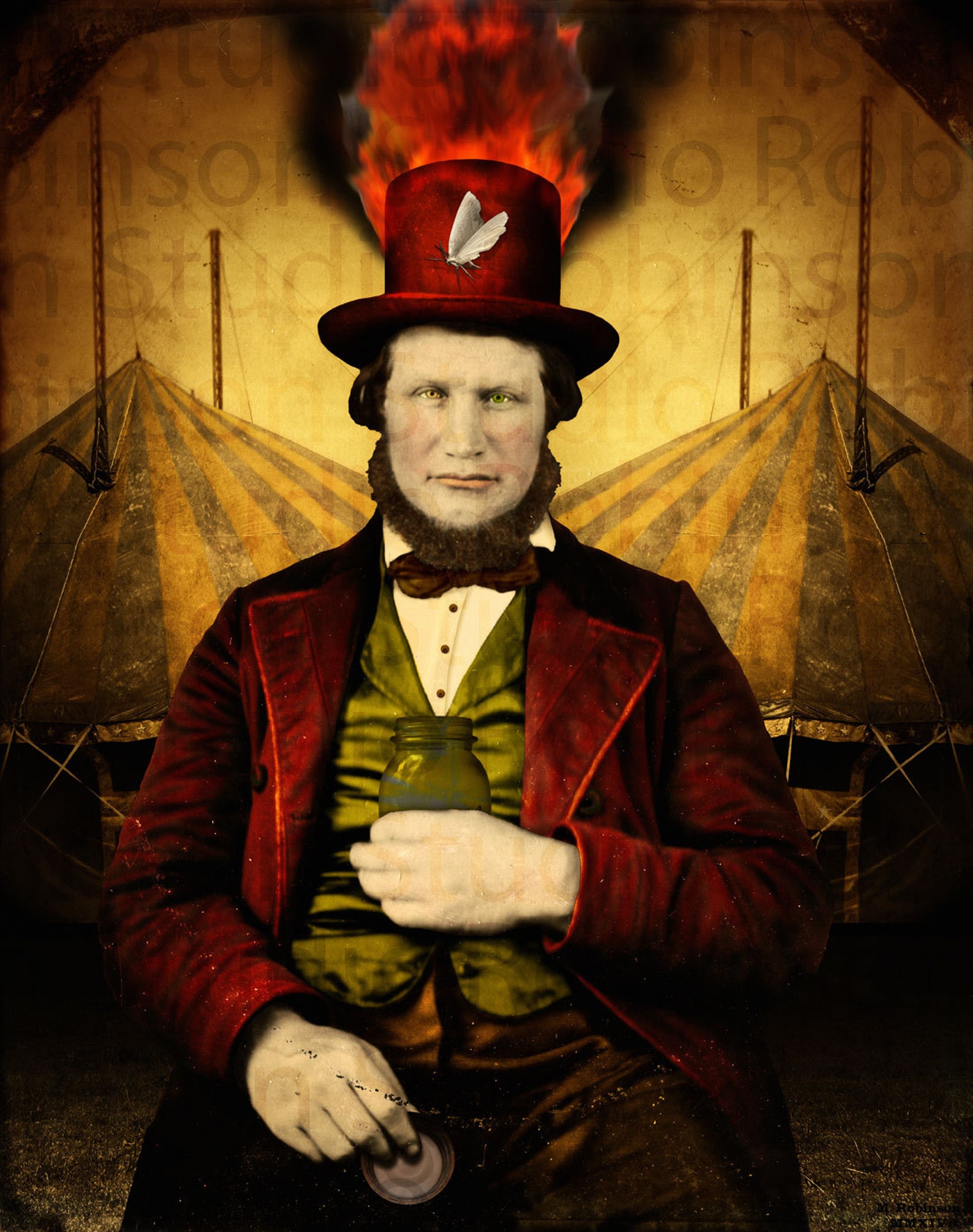 Circus Carnival Sideshow. Surreal. Original Digital Art - Etsy