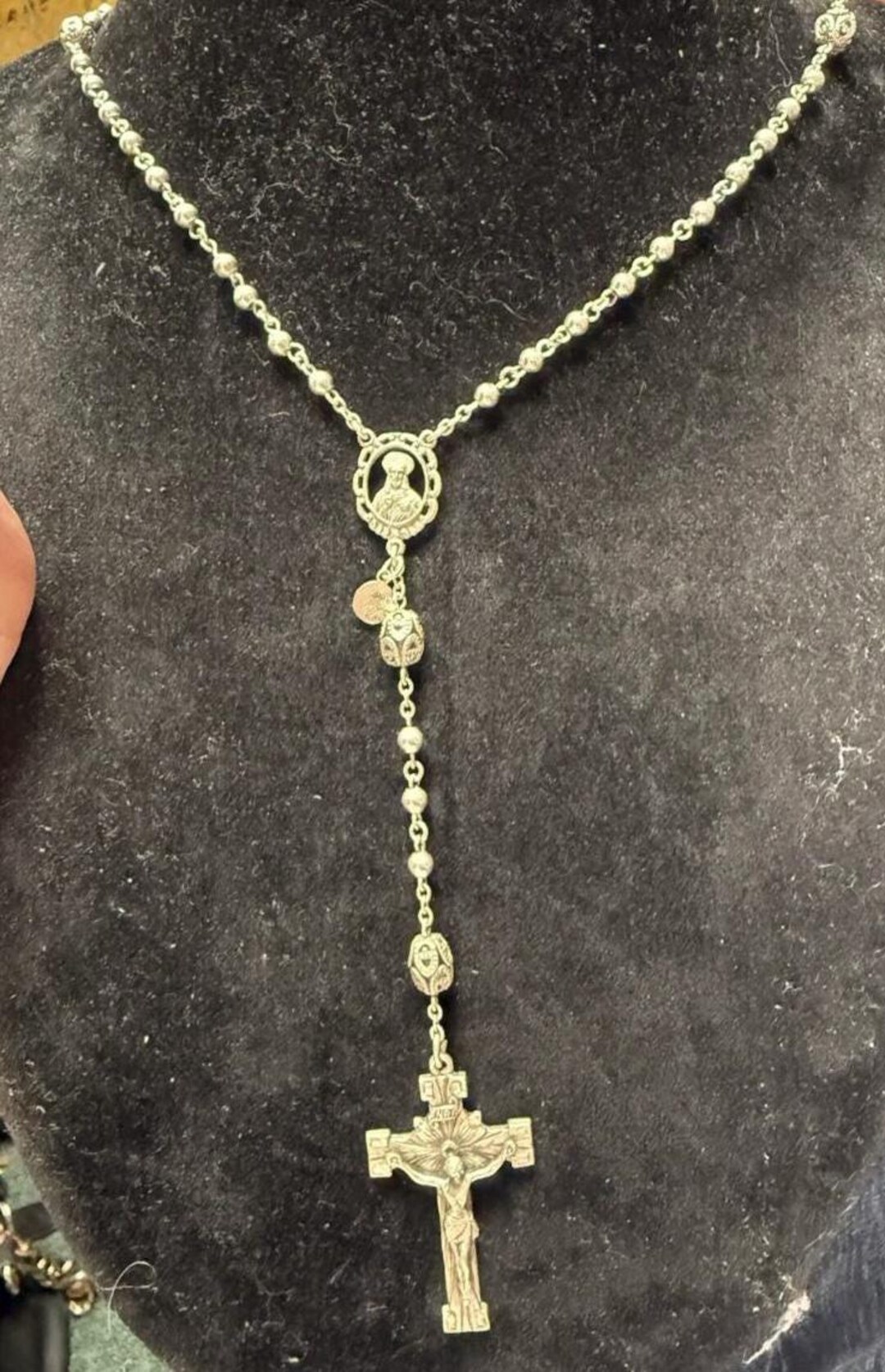 Creed Sterling Religious Vintage Rosary Amazing - Etsy