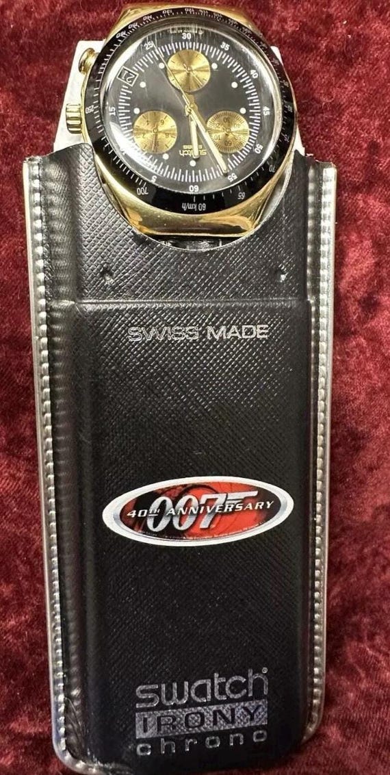 Swatch Irony Chrono 007 Special Edition Quartz Watch … - Gem