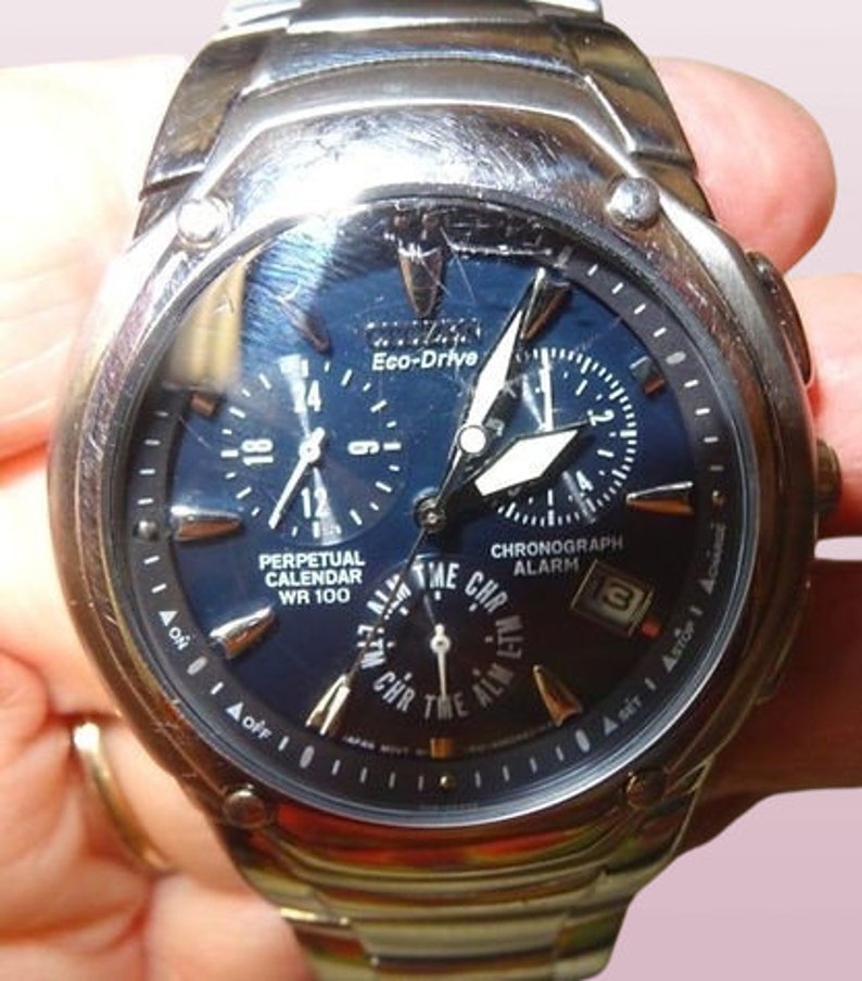 Handsome Citizen Eco Drive Men's Watch. Link Ss Band - Etsy