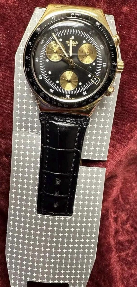 Swatch Irony Chrono 007 Special Edition Quartz Watch … - Gem