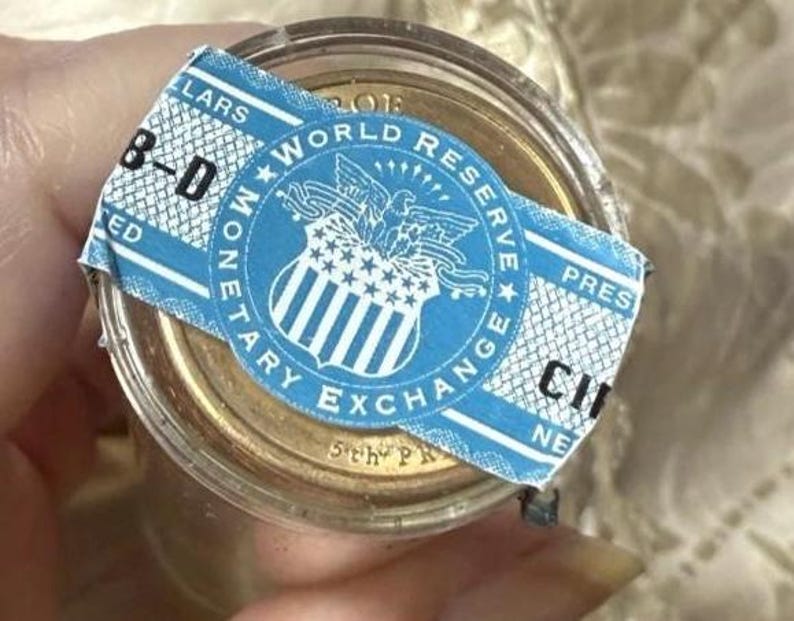 Ballistic Roll US Legal Tender Coins 425 Net Grams MIB Sealed 7"l, 3"w ...