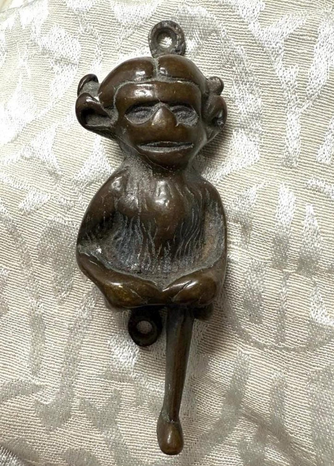 19th Century Imp Elf Brass or Bronze Ormolu Door Knocker Drawer Pull 3 ...