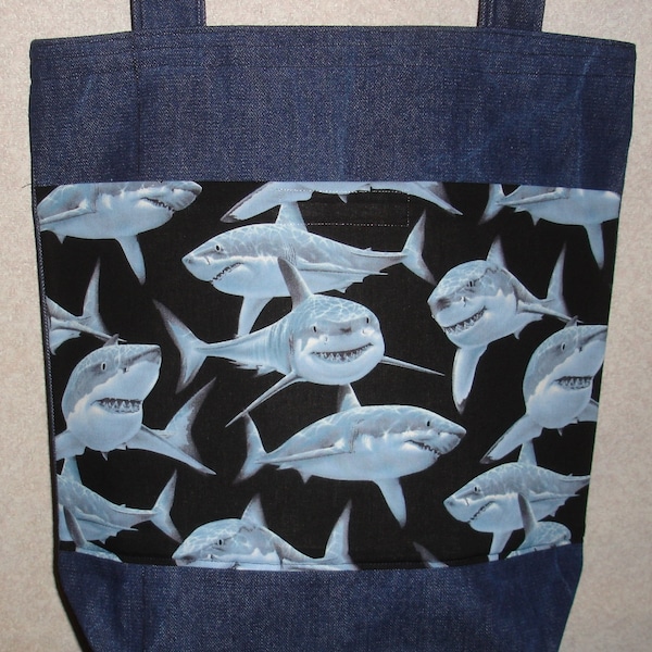 Shark Beach Bag - Etsy