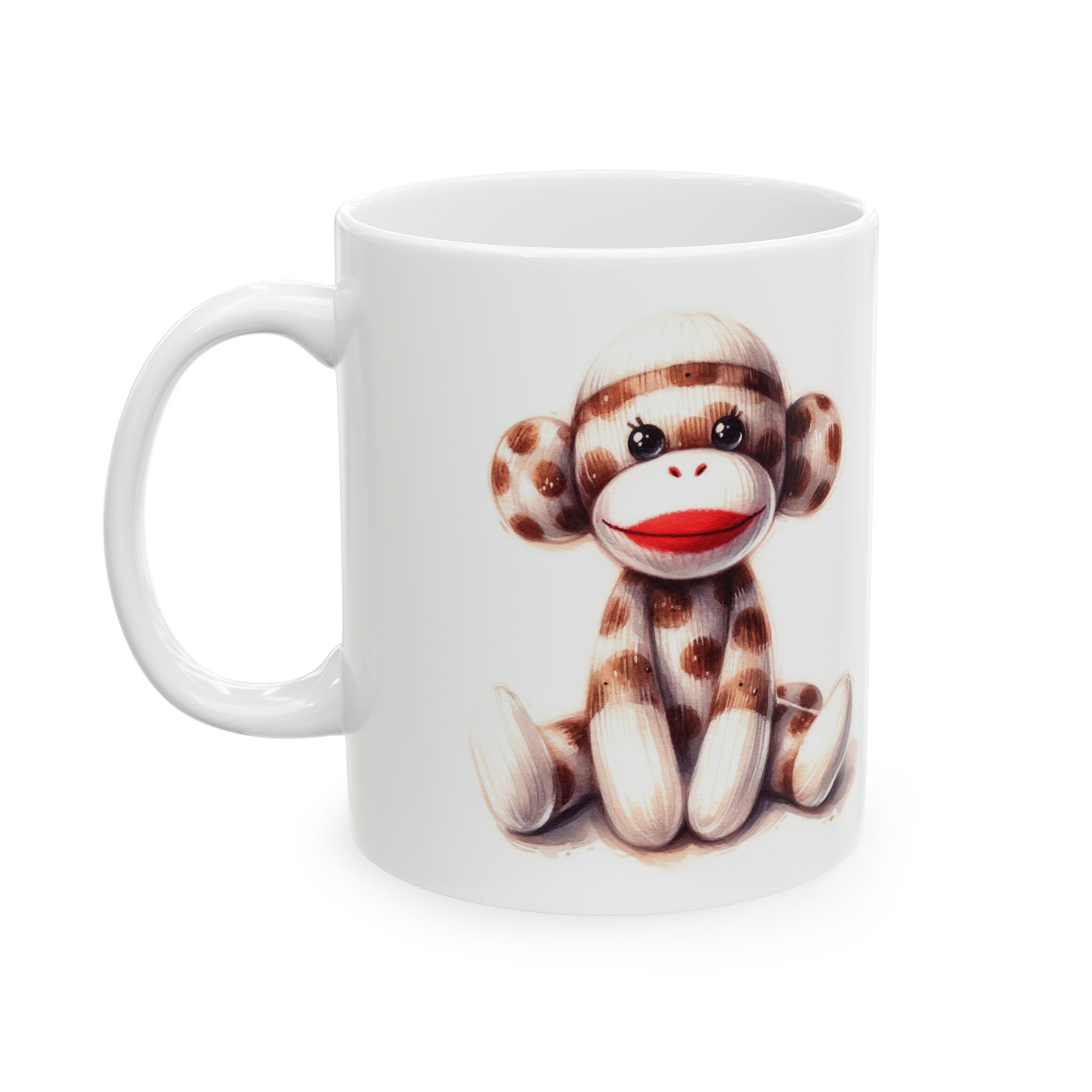 Sock Monkey Coffee Mug 11oz - Etsy