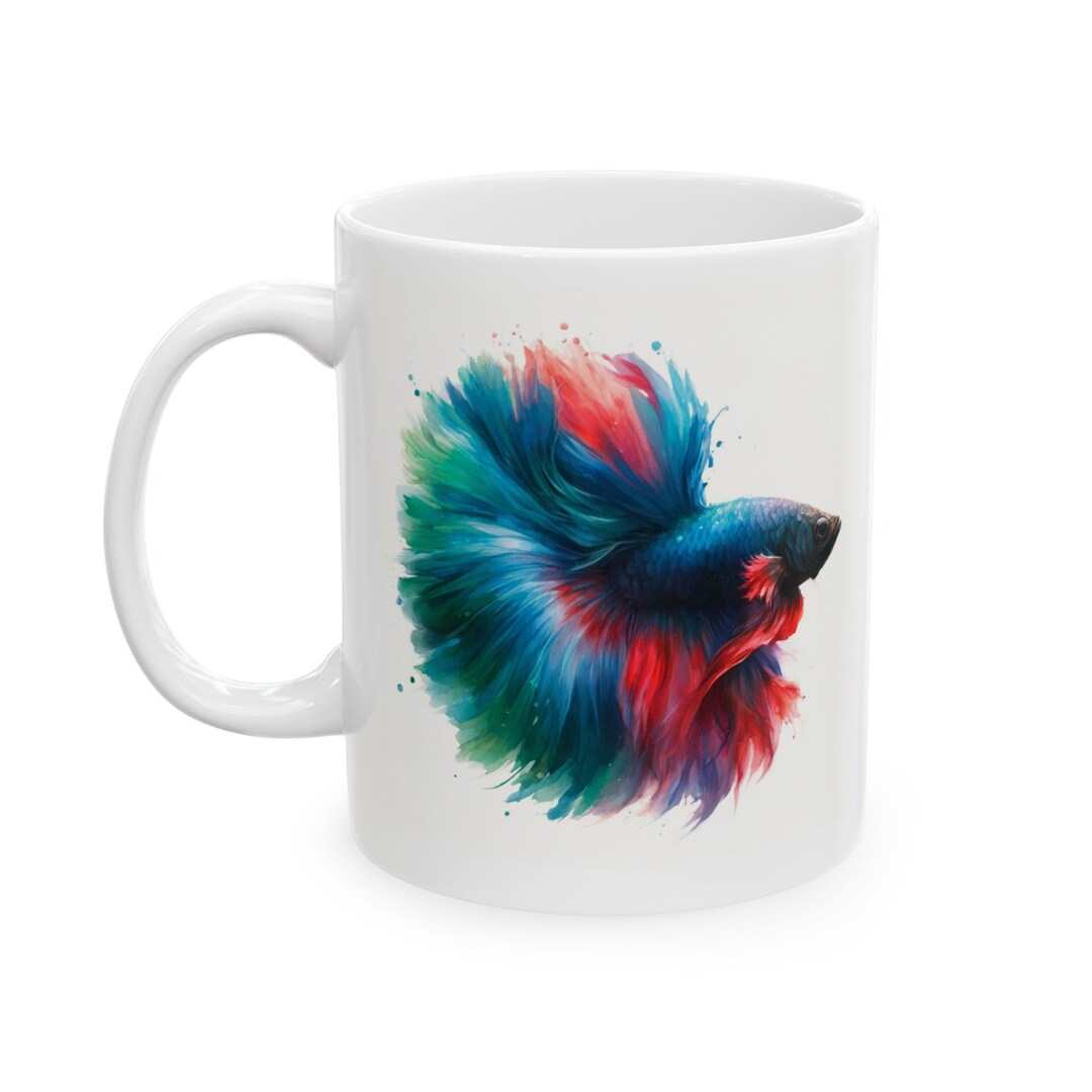 Betta Fish Coffee Mug 11oz - Etsy