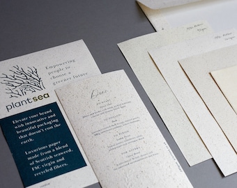 Seaweed Paper 280gsm Artisan A4 X 10 Sheets for Printing | Packaging ...