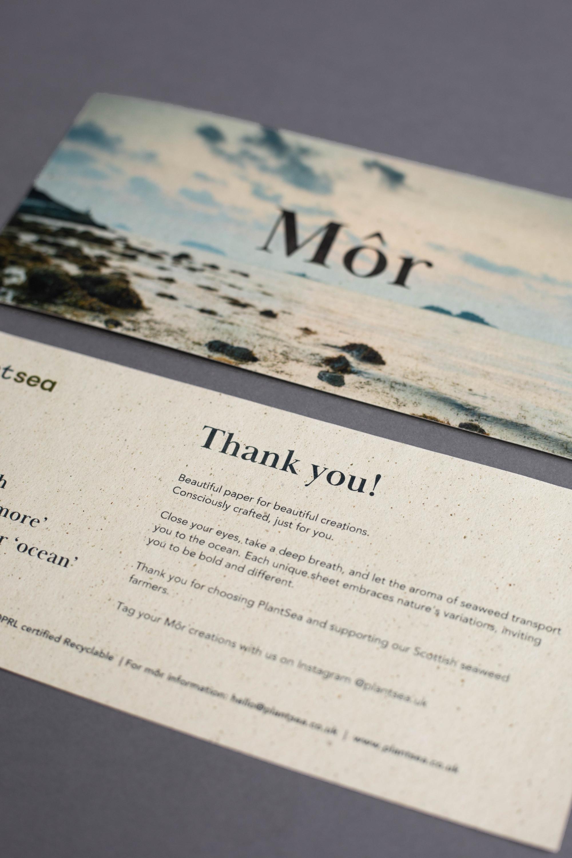 Seaweed Paper 250gsm Môr A4 X 10 Sheets for Printing | Packaging ...