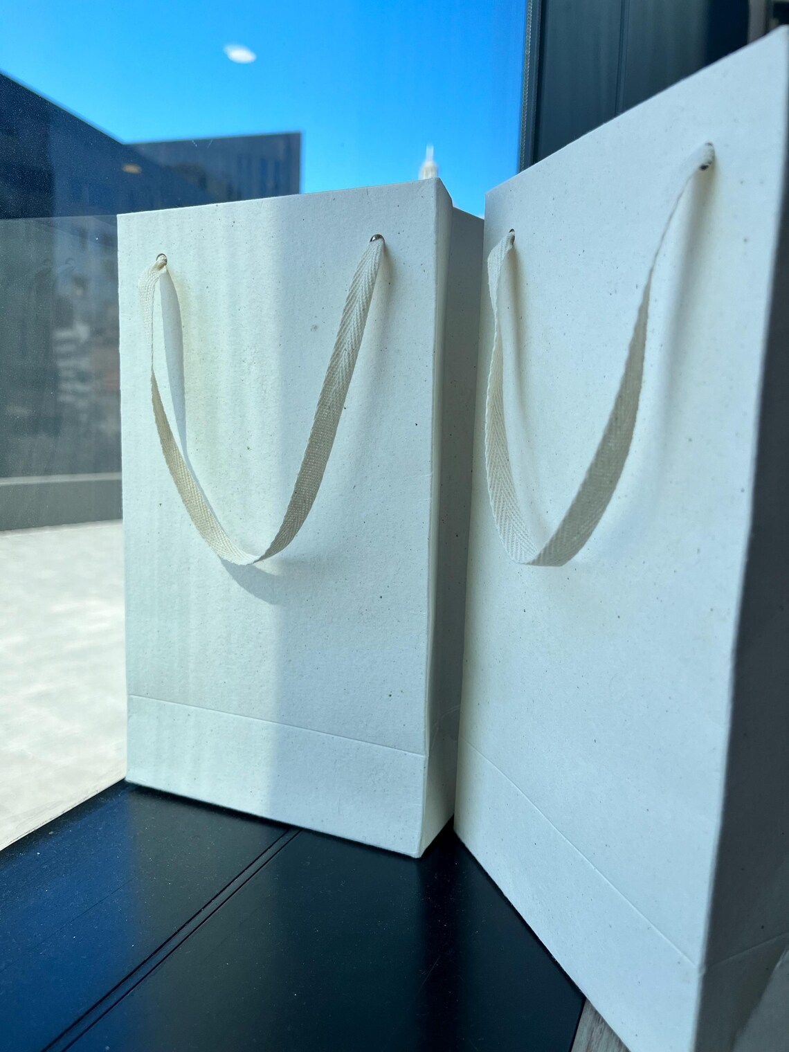 Seaweed Paper Bags With Handles X10 for Printing | Packaging | Gifting ...