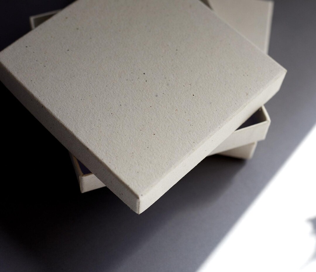 Seaweed Paper Rigid Boxes X10 for Packaging | Candle | Cosmetics | Art ...