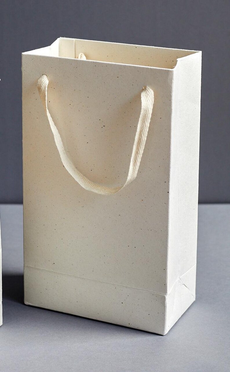 Seaweed Paper Bags With Handles X10 for Printing | Packaging | Gifting ...