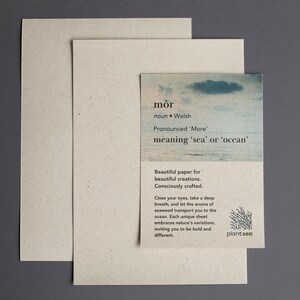 Seaweed Paper 250gsm Môr A4 X 10 Sheets for Printing | Packaging ...