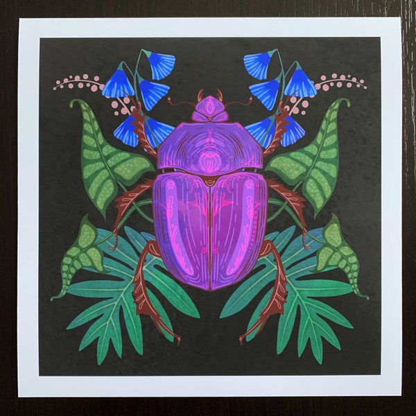 Beetle Art - Etsy