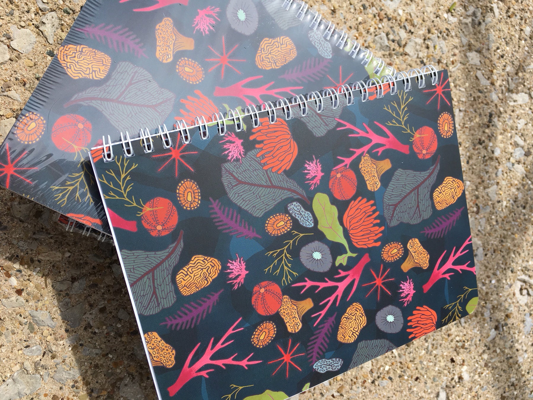 Coral Reef Spiral Bound Lined Notebook Mini Notebook Ocean | Etsy