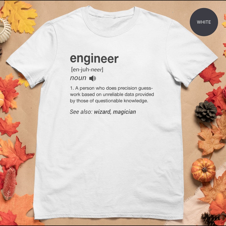 Funny Engineer Definition T-shirt: Engineering Student Gift - Etsy