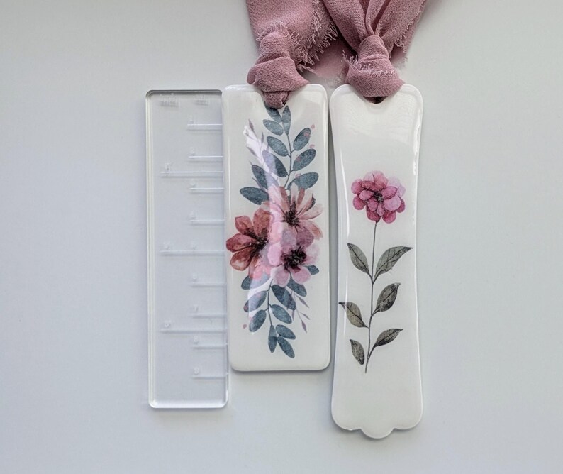 Whimsical Garden-inspired Handmade Clay Bookmarks - Etsy