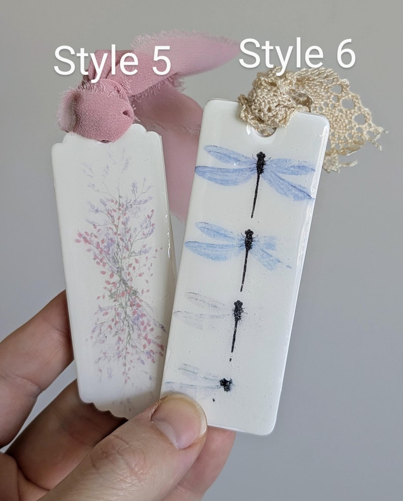 Whimsical Garden-inspired Handmade Clay Bookmarks - Etsy