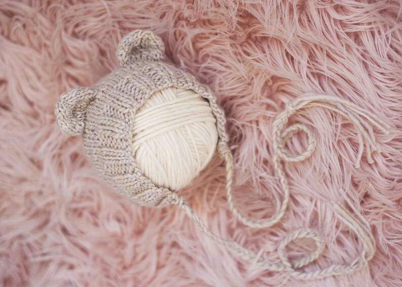 PATTERN Lil Bear Bonnet for Newborn Photography - Etsy