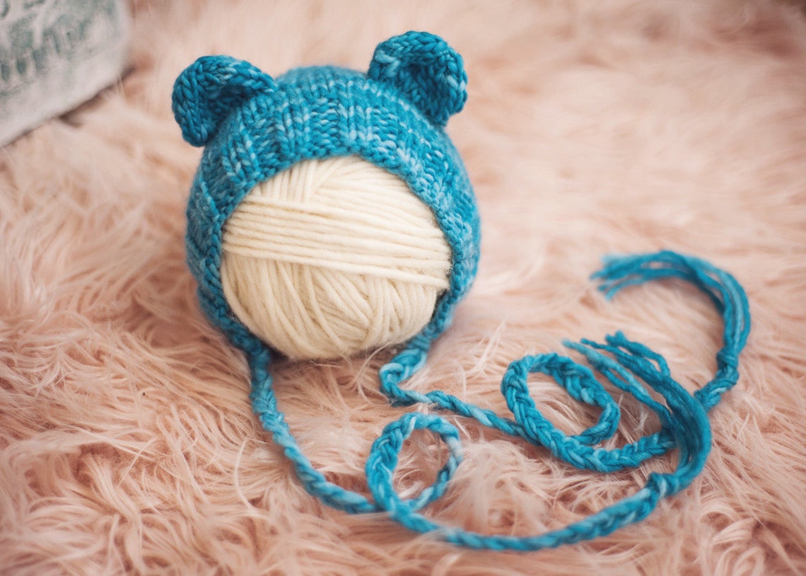 PATTERN Lil Bear Bonnet for Newborn Photography - Etsy