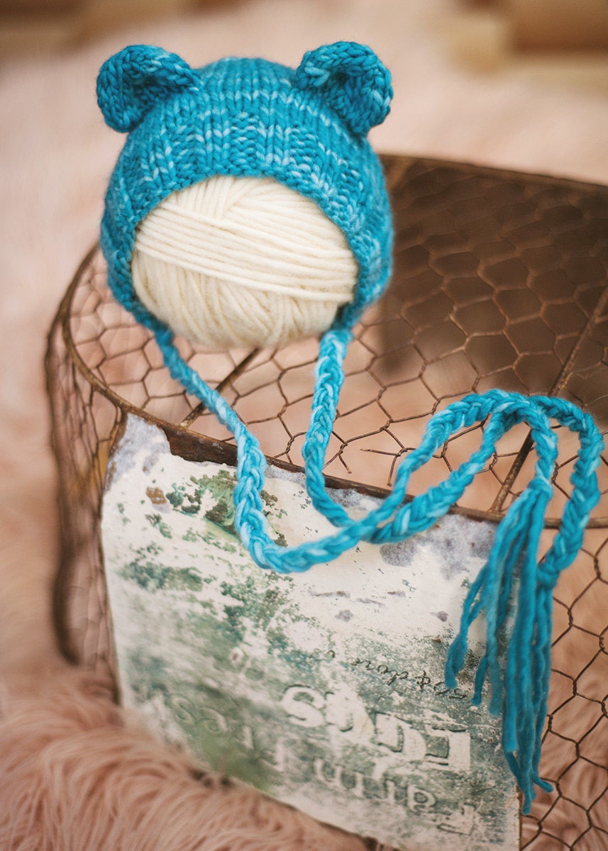 PATTERN Lil Bear Bonnet for Newborn Photography - Etsy