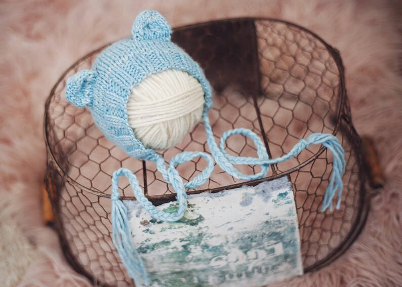 PATTERN Lil Bear Bonnet for Newborn Photography - Etsy