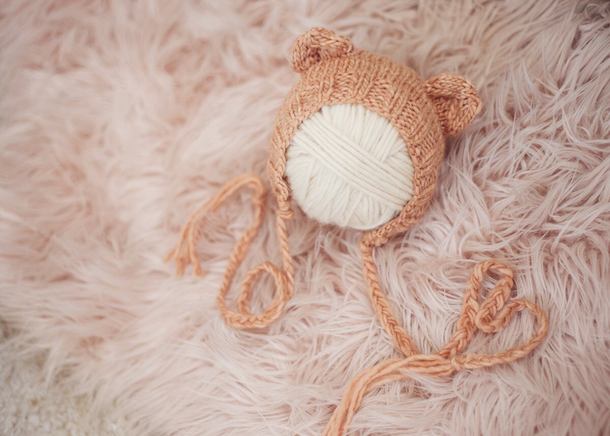 PATTERN Lil Bear Bonnet for Newborn Photography - Etsy