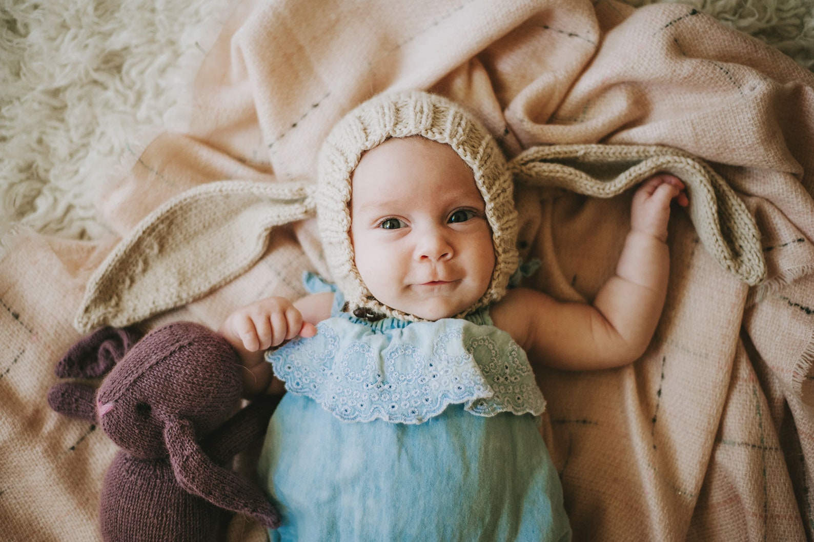 PATTERN Lamb and Bunny Bonnet for Newborn Photography - Etsy