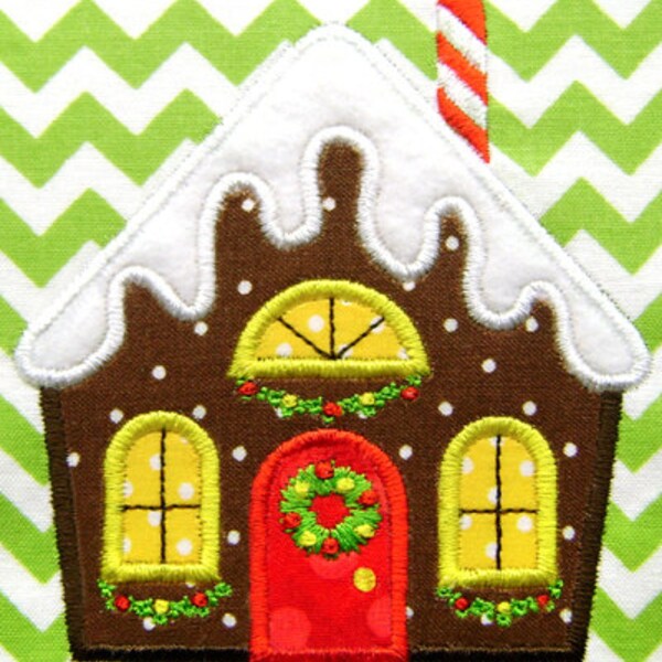 Gingerbread Applique - Etsy