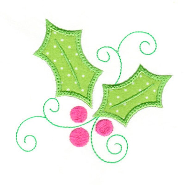 Machine Embroidery Holly - Etsy