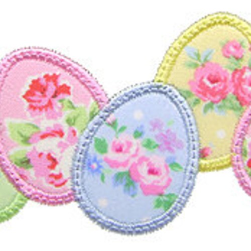 Easter Egg Machine Embroidery Applique Design - Etsy