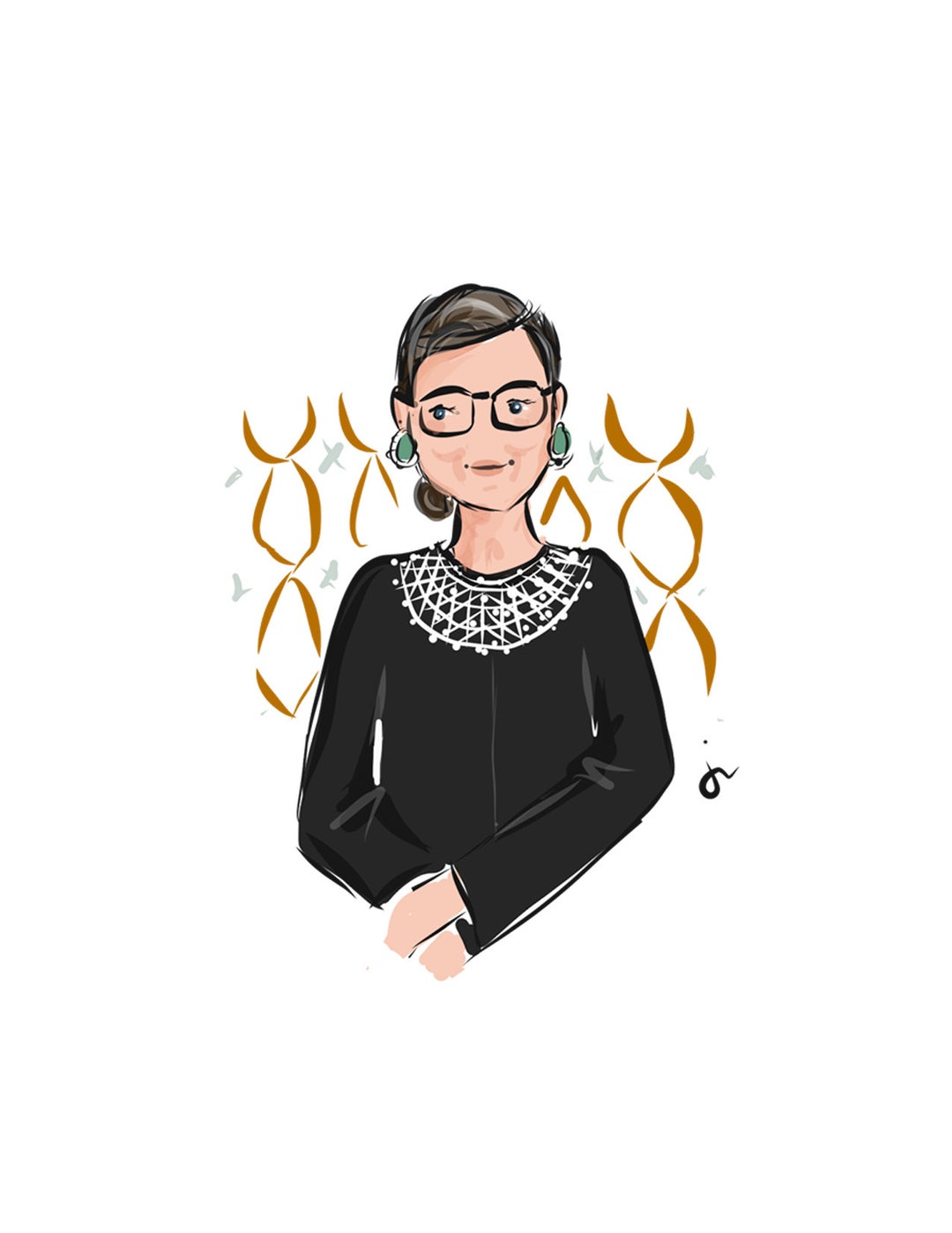 RBG Print - Etsy
