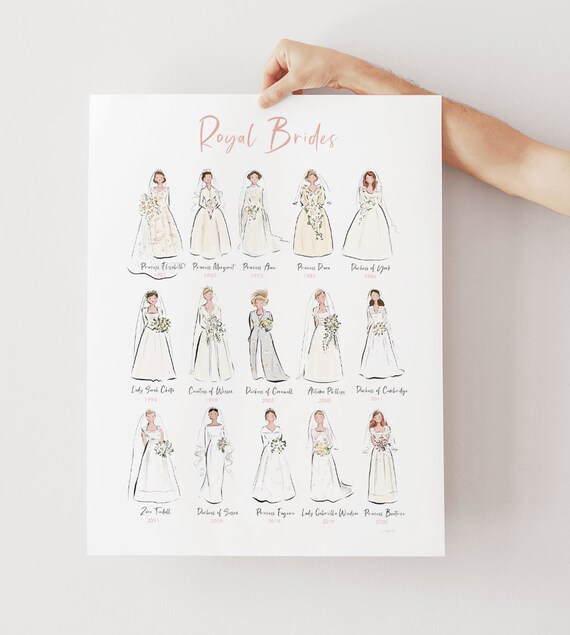 Royal Brides Poster Size Print - Etsy