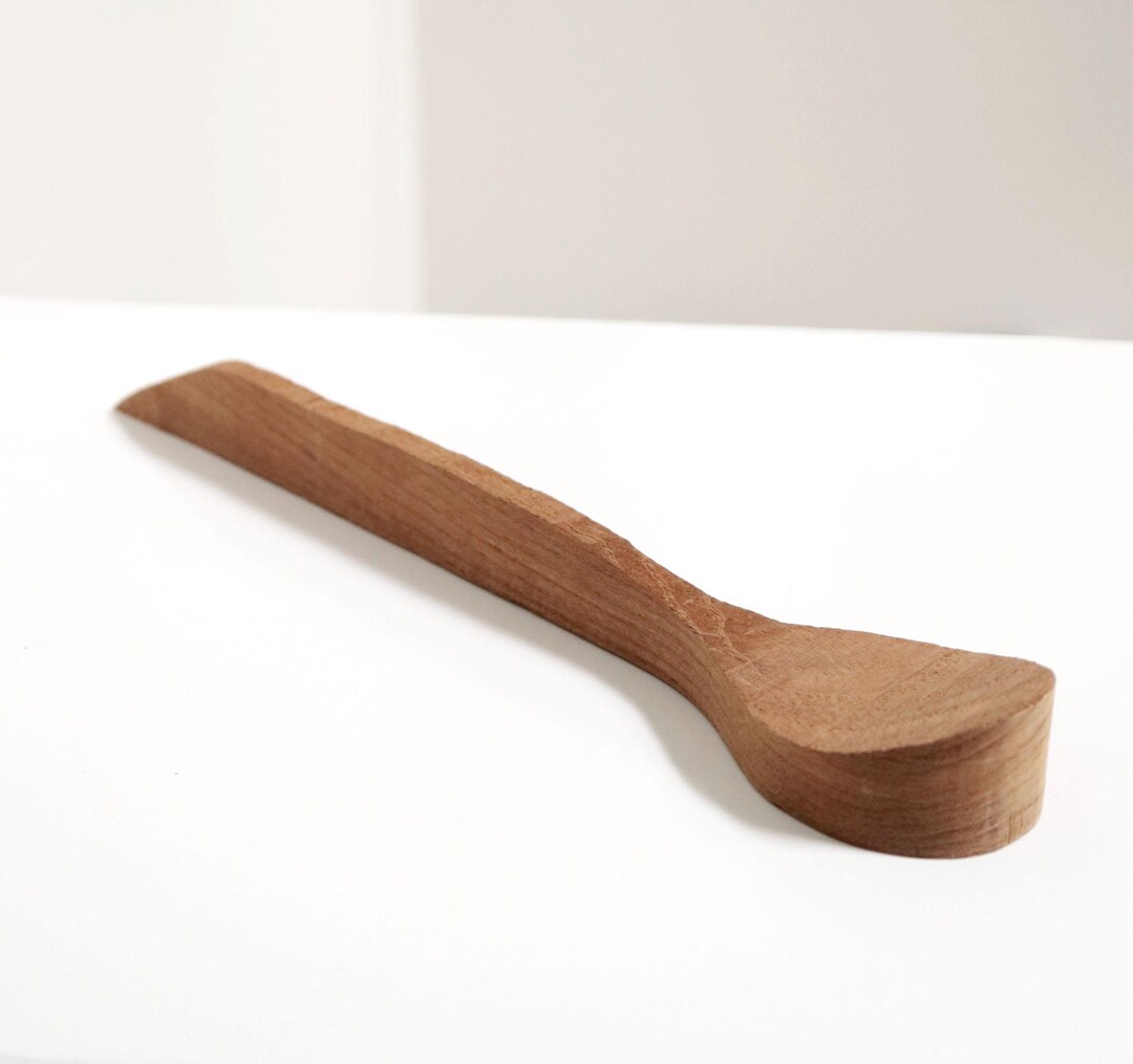 10" Wood Spoon Carving Blank, Carve Your Own Spoon, Woodworking ...