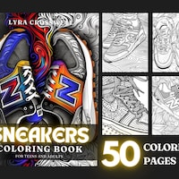 Printable Shoes Coloring Pages for Kids and Adults | 100 Pages ...