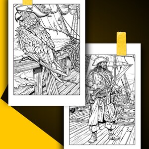 Pirates Coloring Book 50 Pirate Coloring Pages for Adults & Teens ...