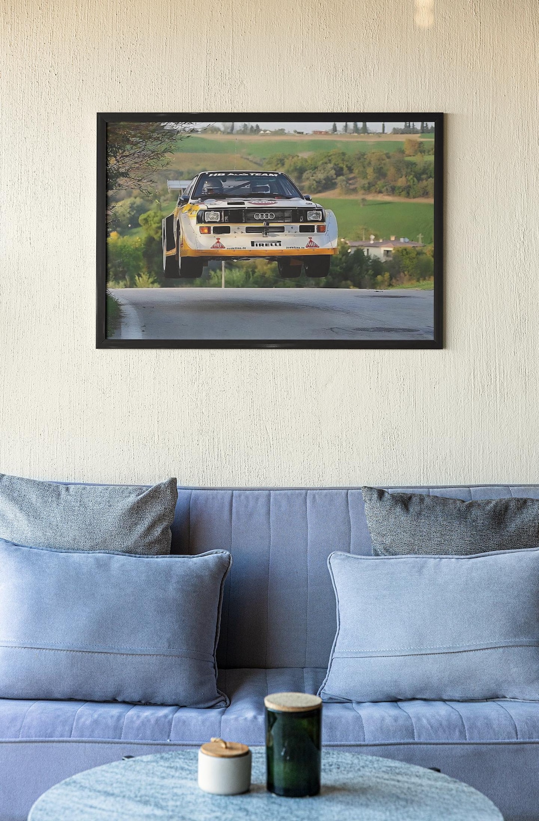 Audi Quattro S1 Group B Rally Car Poster , Walter Röhrl, WRC, Vintage ...